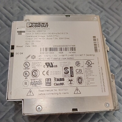 菲尼克斯电源售QUINTPS3AC24DC5功能拍前询价