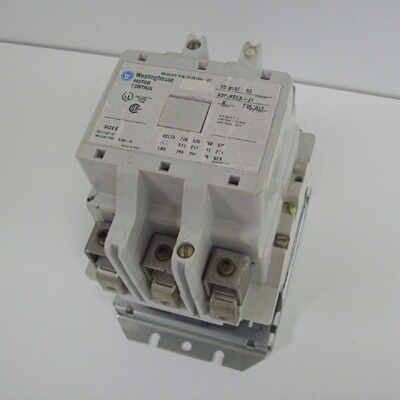 WESTINGHOUSE  CUTLER HAMMER A201KECAJ1 3 POLE CONTACTOR SIZE