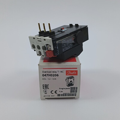 寻XDanfoss 047H0206 Overload Relay TI 16C DOL 1.51.9 A