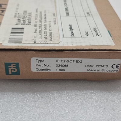 PEPPERL  FUCHS KFD2SOTEX2 NMERO DE PARTE 034065 ENVO RPIDO Y