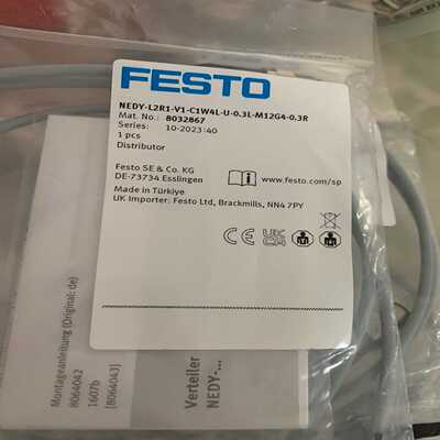 【议价】8032867费斯托感应器连接线Y型NEDY-L2R1-V1适用