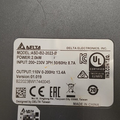询价-台达B2伺服驱动器ASDB22023B2KW