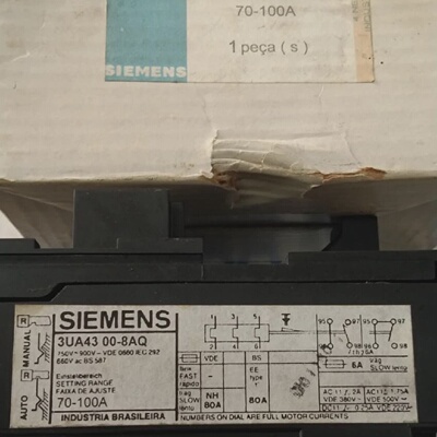 Neuer Siemens 3UA43 008AQ berlastrelais 3UA43008AQ 70100 A R