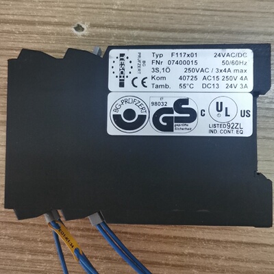 《议价》德国TESCH安全控制器F117X01安全继电器24V