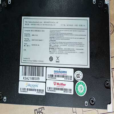 研华工业电脑ARK-1123，CPU:J1900，内存4G，--议价商品