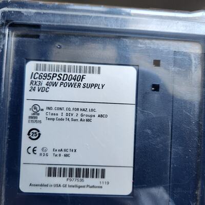 【议价】IC695PSD040F，没开封，盒子比较旧。适用565