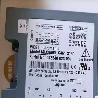 英国原装WEST仪器MLC9000C461S160--议价商品