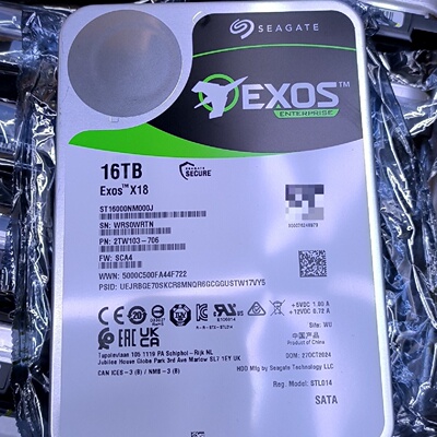 希捷16T企业级，型号ST16000NM000J，Exo-议价