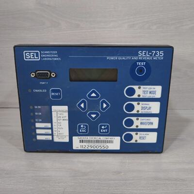 SEL735 0735AX00943FXXXXXX16111XX POWER QUALITY  REVENUE METE