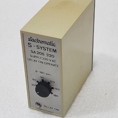 ELECTROMATIC SSYSTEM SA 205 220 SA205 DELAY ON RELAY 220V SA