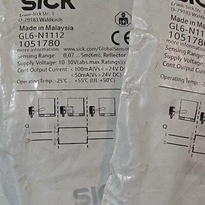 西克传感器GL6N1112订货号1051780全新正品-议价