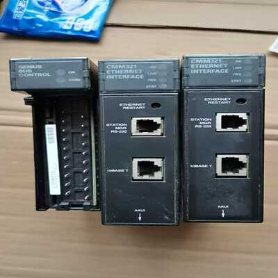 GE以太网模块IC693CMM321，部分有轻微使用痕迹。包-议价
