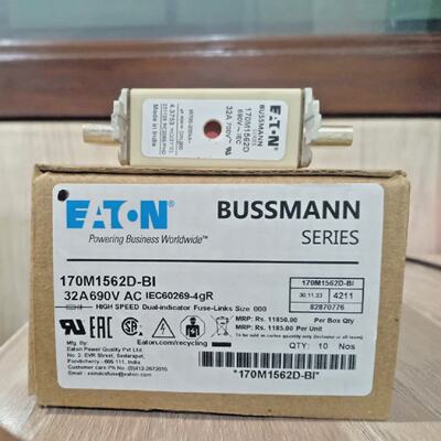 5PCS LOTS EatonBussmann 170M1562D Fuselink high speed Fuse 3