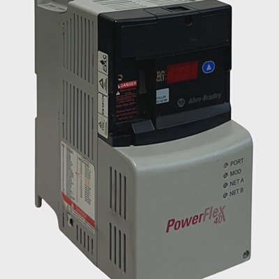 ALLENBRADLEY22DD1P4N104APowerFlex40交流电驱动0.4kW0.5HPENetC