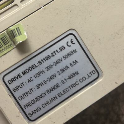 议价三基变频器S11001.5kw功能没问题成色如图议价