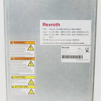 REXROTH HNL02.1R0980N0023A480NNNN MNRR911321314 Netzdrossel