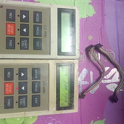 LGLS变频器面板型号LC2OO如图配条线视频试