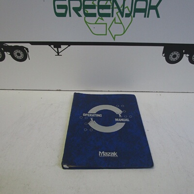 MAZAK 67204 OPERATING MANUAL FOR QUICK TURN 10N  USED  FREE