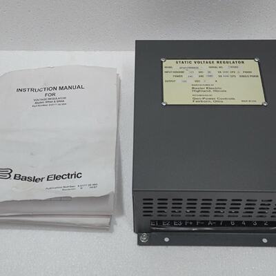 BASLER ELECTRIC SR8A Esttica Voltaje Regulador 125VDC 7A SR8
