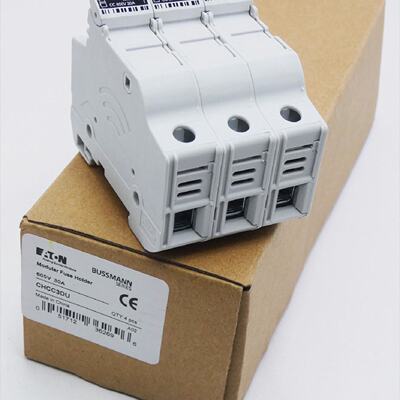 3x Eaton Bussmann Series CHCC3DU 600V 30A Sicherungshalter u
