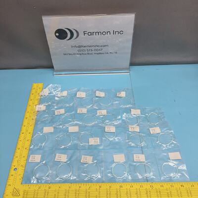 LOT OF 23 SHIBATEC P36CR ORING CRYSTAL RUBBER P36 CRYSTAL OR