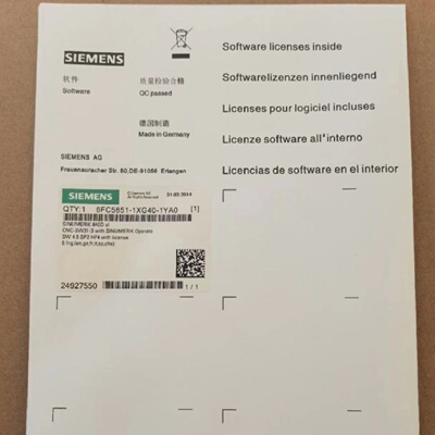 议价6SL3054-0FC30-1BA0 S120 CompactFlash 卡无性能扩展包括许