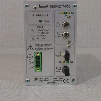 HOPF 4800AC7400 Signal Converter 4800XXSMYY WITHOUT ANY ACCE