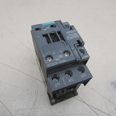 SIEMENS SIRIUS 3RT20241AG60 CONTACTOR 100100110V 5060HZ COIL