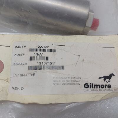 Gilmore 22760 14 Shuttle Rev D G137150 Pat 4793950