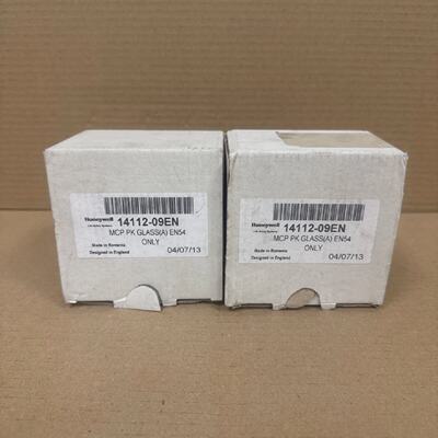 LOT OF 2 PCs Honeywell 1411209EN MCP PK GLASSA EN54