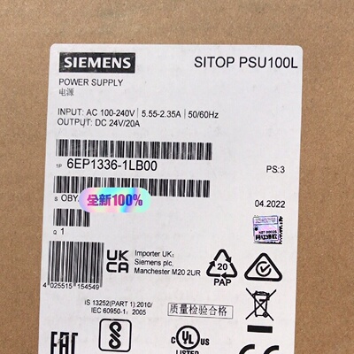 【询价】6EP1336-1LB00 SITOP PSU100L