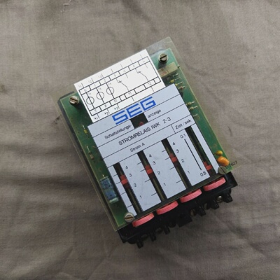 SEG STROMRELAIS IWK 23 CURRENT RELAY IWK23140.8S 250 VAC IWK
