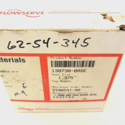 Nuovo FLOWSERVE 138738BASE Dimensione DellAlbero 1.375