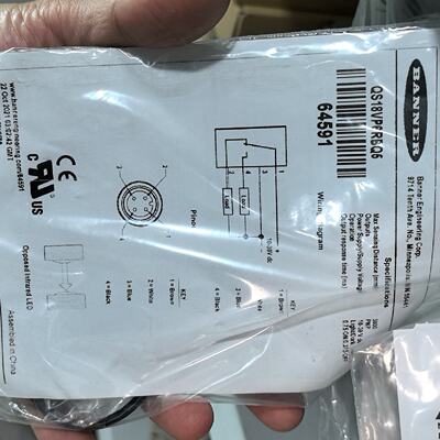 议价BANNER邦纳QS18VP6RBQ5光电传感器包