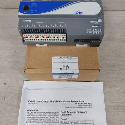 JOHNSON CONTROLS MSIOM47110 INPUTOUTPUT MODULE 17 POINT
