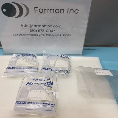 LOT OF 3 PILLAR FITTING SUTW4B FITTINGUNION T 908047704111 1