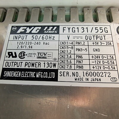 询价-议价SHINDENGEN新电型号FYGY13155G工业电