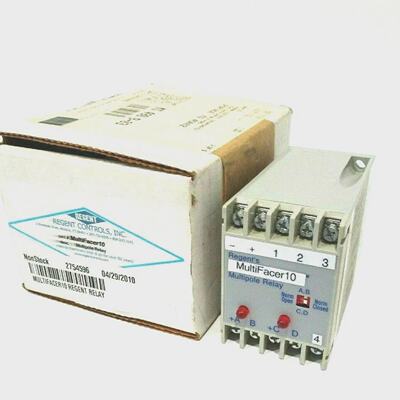 NEW REGENT CONTROLS MULTIFACER10 MULTIPOLE RELAY MULTIFACER1