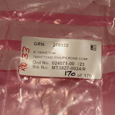 Philips74AHCT244DSOIC20170件