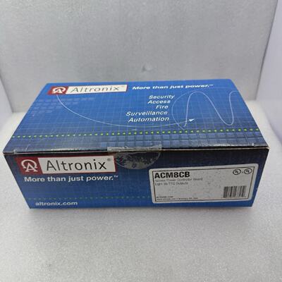 NEW LOT OF 10 ALTRONIX ACM8CB ACCESS CONTROL POWER CONTROLLE