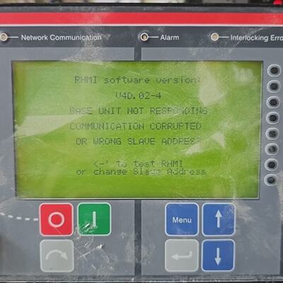 ABB REF542plus HMI UNIT 750090802D TRIED  TESTED  WO ANY ACC