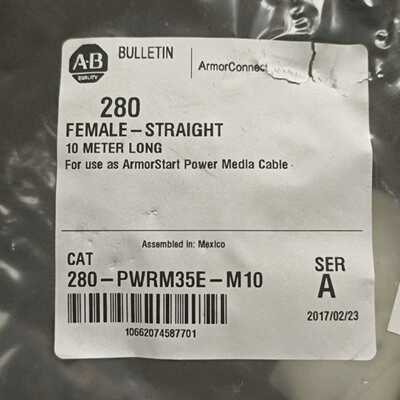 AB罗克韦尔280-PWRM35E-M6电缆--议价商品