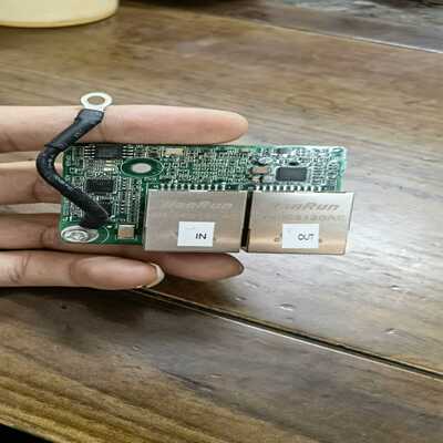 汇川变频器通讯卡MD500-ECATA1，拆机成色漂亮功能完--议价商品