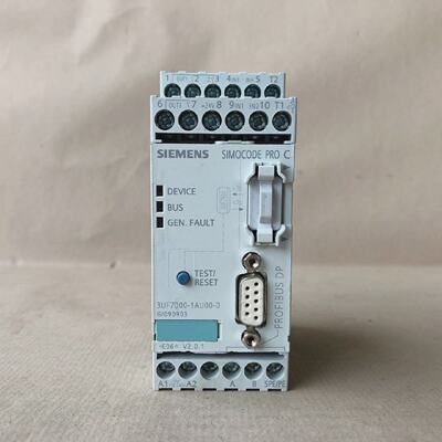 SIEMENS 3UF70001AU000 SIMOCODE PRO C MOTOR MANAGEMENT UNIT