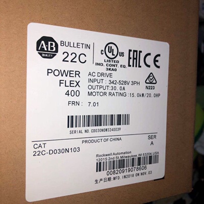配件AB变频器22C22pd6p0d010d012d017d024D030N103议价