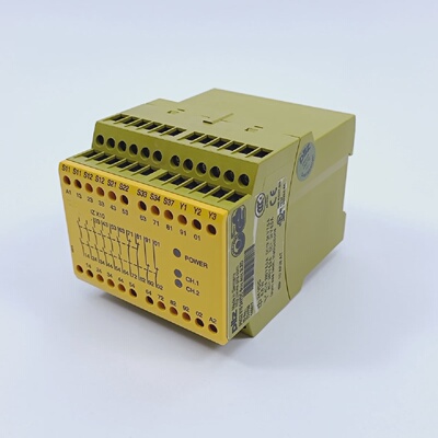 寻XPILZ774709PNOZX1024VDC6no4nc3LED安全继电器