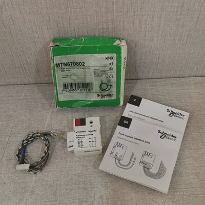 Lot 2 Pcs Schneider Electric KNX MTN670802 PushButton Interf