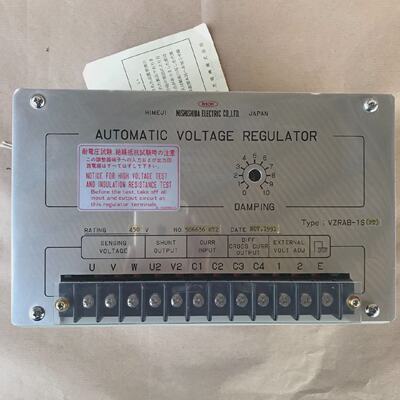 NSDK NISHISHIBA ELECTRIC VZRAB1SPT AUTOMATIC VOLTAGE REGULAT