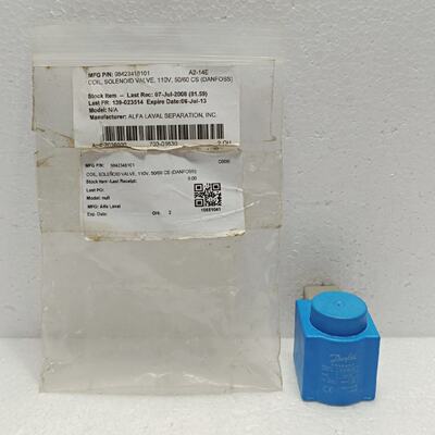 Danfoss BE110CS 018F6192 Solenoid Valve Coil 110V 10W Alfa L
