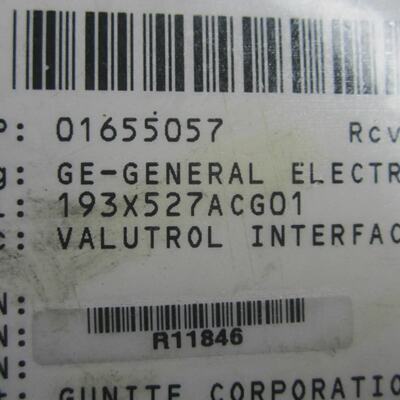 Carte DInterface Valutrol Gnral lectrique 193X527ACG01 Rpare